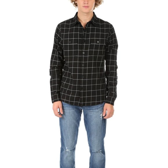 Frame Denim | Shirts | Frame Mens Double Pocket Flannel Plaid Shirt ...